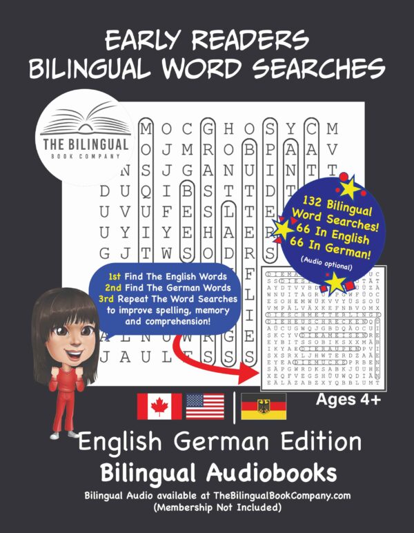 English German Bilingual Word Search Book Bilingual Audiobook On Amazon ...